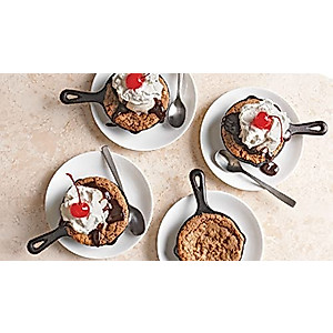 Bruntmor Pre-Seasoned Cast Iron Pan 3.5 Inch Mini Skillet Bundle - Nonstick Frying Pan Heavy Duty Cast Iron Pot | Chef Quality Pans for cooking |For Indoor & Outdoor Use Grill, Stovetop, Oven Safe