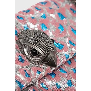 Kurt Geiger Women’s Kensington XXL Sequin Pink Blue Shoulder Crossbody Bag