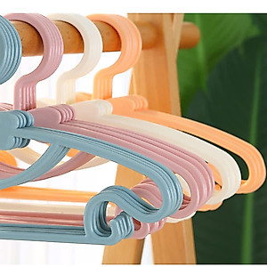 Plastic Baby Hangers 12pcs, Ultra-Thin Non-Slip Baby Hangers, Suitable for Boys and Girls' Closet Organization, Colorful Children's Hangers