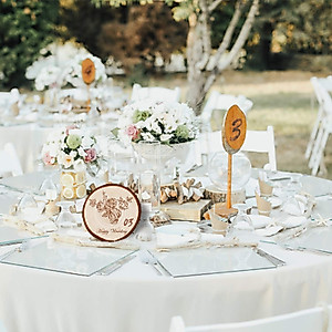 Natural Wood Slices 20Pcs 2.8-3.1 in Unfinished Wood Kit with Screw Eye Rings, Complete Wood Coaster, Wooden Circles for Crafts Wood Christmas Ornaments