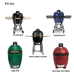 onlyfire BBQ High Heat Gasket Replacement with Adhesive Fits for Kamado Smokers Grills Like Big Green Egg, Kamado Joe,Pit Boss, Louisiana,Grill Dome