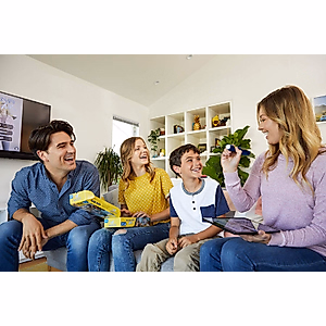 Mattel Games Pictionary Air Family Game for Kids & Adults with Light Pen and Clue Cards, Connect to Smart Devices