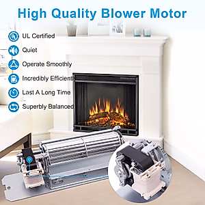 Hipoilk GZ550 Fireplace Blower Fan Kit for Napoleon & Continental Gas Fireplaces, GZ550-1KT GZ552 GZ550-KT B440-KT Fireplace Blower Kit