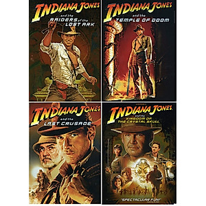 Indiana Jones The Complete Collection 4 DVD Widescreen Set