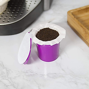 Perfect Pod EZ-Cup Disposable Coffee Filters for Reusable Coffee Pods - 5 Pack (250 Filters) Paper Coffee Pod Filters