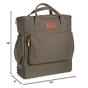 BOGG BAG Travel Canvas Backpack - Durable Sturdy Bag With High Capacity For Men or Women - 14x15x5 - Tip Proof Tote Backpack With Pockets for the Beach, Boat, Pool, Sports And More - I Olive You