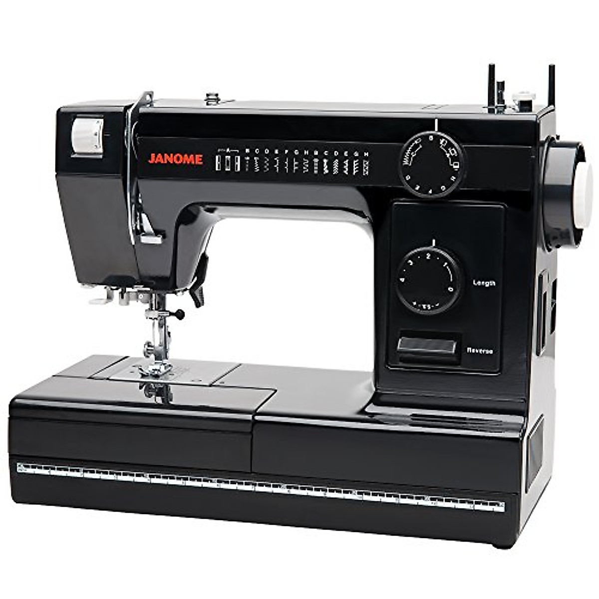 Janome HD1000BE HD1000 Black Edition All Metal Body Sewing Machine, one size