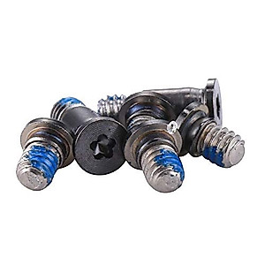 Replacement 6pcs/Set Bottom case Screws + 1pcs 5 Point Pentalobe Screwdriver for MacBook Retina 13'' A1706 (EMC 3071) (EMC 3163) with Touch Bar, A1989 EMC(3214) MR9Q2LL/A, A2251 MWP42LL/A 2018 (Gray)