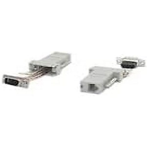 StarTech.com DB9 to RJ45 Modular Adapter - M/F - Serial adapter - DB-9 (M) to RJ-45 (F) - GC98MF,Gray