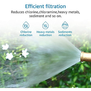 H&G lifestyles Misting System Calcium Inhibitor Filter for Patio Misters Inline Water Filter Effectively Reduce Hard Water Spots, Soften Water (Pack of 4)