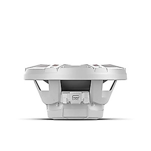 Rockford Fosgate M1D4-10 Color Optix 10" DVC 4-Ohm Multicolor LED Lighted Marine Subwoofer - White