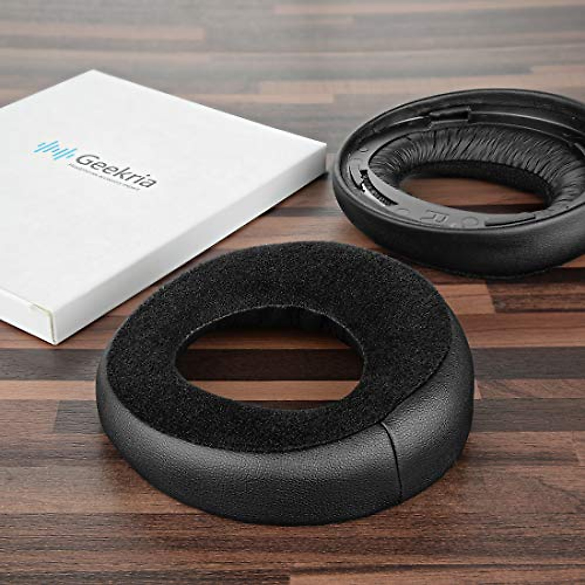 Geekria Comfort Replacement Ear Pads for Sony Playstation Gold Wireless Stereo CECHYA-0083 Headphones Ear Cushions, Headset Earpads, Ear Cups Cover Repair Parts (Black)