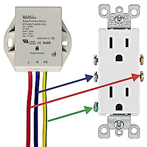WatchfulEyE WTH-SG/TL20PG-320L UL Listed Surge Protector Adding Strong Surge Protection to Wall Outlets | Power Strip | Precision Instruments | Appliance