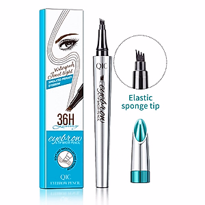 Eyret Liquid Eyebrow Pencil Natural Waterproof Eyebrow Pen Long-Lasting Eyebrow Microblading Pen Makeup Costume for Women and Girls