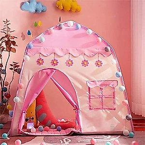 GBB Kids Play Tent Princess Playhouse Pink Castle Play Tent