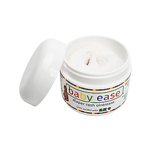 BabyEase - Diaper Rash Cream with Zinc Oxide and Aloe Vera - Recommended by Pediatricians and Pharmacists. Relief & Prevention, Hypoallergenic, Phthalate- & Paraben-Free Paste