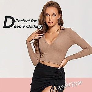 DOBREVA Women's Push Up Lace Bra Underwire Plunge Full Coverage Bras Sexy Plus Size Support Black 40B