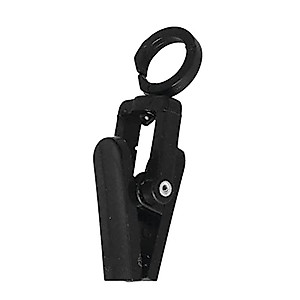 NAHANCO CC2B24 Plastic Swivel Rotating Clever Clip, 2”, Black (Pack of 24)