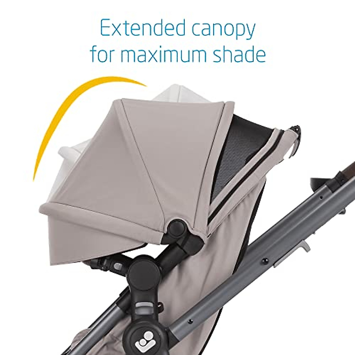 Maxi-Cosi Zelia™²Max 5-in-1 Modular Travel System, Baby Travel System, Infant Car Seat & Stroller Combo, Topia Tan