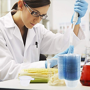 Jyongmer 200 Pack Urine Cups, Disposable Plastic Urine Collection Cups, 40ml Specimen Container for Pregnancy Confirm/Ovulation Test/pH Test Etc