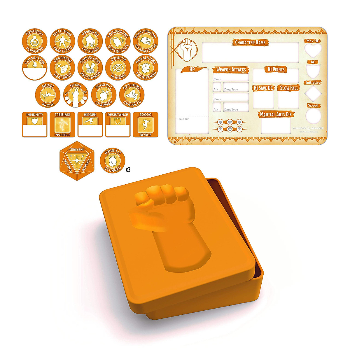 Gale Force Nine Monk Token Set, Multi