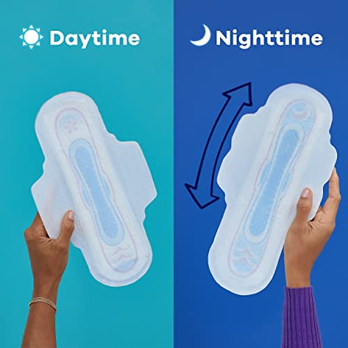 Always Ultra Thin Pads for Women, Size 1 Regular Absorbency Without Wings Unscented, 44 Count x 3 Packs (132 Count total)