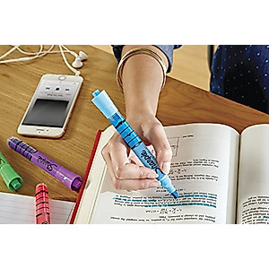 Sharpie Ink Indicator Tank Highlighters, Chisel Tip, Assorted Fluorescent, 4 Count (2021244)