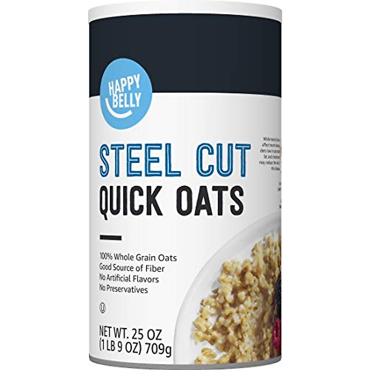 Amazon Brand - Happy Belly Steel Cut Oats, 1.56 pound (Pack of 1)
