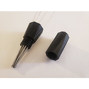 AppaMakes Coffee Stirrer WDT Tool with Magnetic Holder, Black, 0.77 inch x 0.77 inch x 4.3 inch, (JK913)