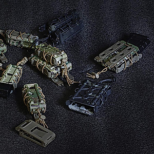 IDOGEAR Mag Pouch 5.56mm 7.62mm Rifle Magazine Pouches Molle Tactical Airsoft Poly Mag Carrier Hunting Equipment Holder (camo)