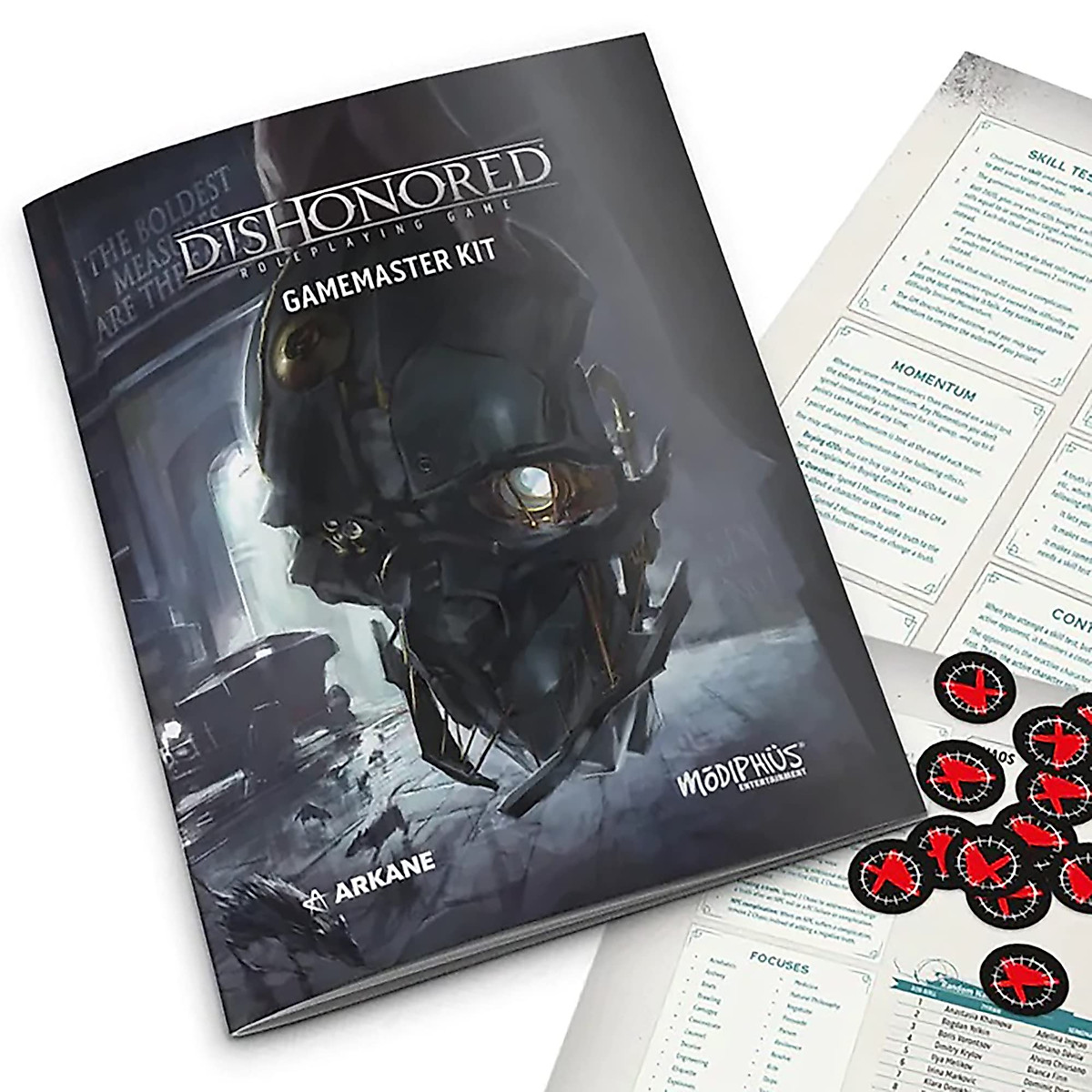 Modiphius Entertainment Dishonored: Gamemaster Toolkit - RPG Accessory