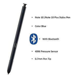 CLOTGIAAL Note 10 Stylus S Pen WithBluetooth Replacement for Samsung Galaxy Note10 |Note 10 Plus 5G +Tibs/Nibs (Black)