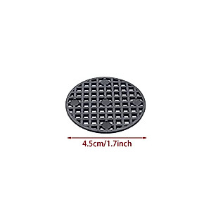 Meprotal 30pcs Flower Pot Hole Mesh Pad Plastic Bonsai Bottom Grid Mat Mesh Hole Screens Prevent Soil Loss (1.7Inch)