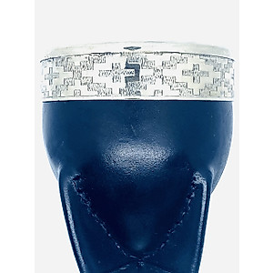 Generic, Premium Yerba Mate Gourd (Mate Cup) - Uruguayan Mate – IMPERIAL style Leather Wrapped - Includes Alpaca Bombilla (Straw) (Black, Leather)