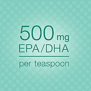 Nature's Way NutraVege Omega-3 Plant Based Liquid Supplement, Strawberry + Orange Flavored, 6.8 oz