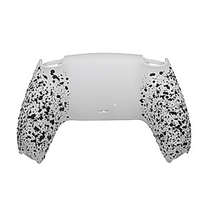 Bubble Back Shell Cover for PS5 Controller Back Cover Game Bubble Anti-Slip Controller BDM-010/020 (Black/White)