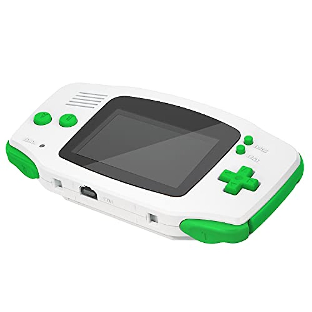 eXtremeRate Green Replacement Full Set Buttons for Gameboy Advance GBA - Handheld Game Console NOT Included