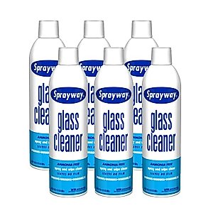 Sprayway SW050-06 Glass Cleaner,19 Oz (Pack of 6)