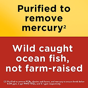 Nature Made Burp Less Fish Oil 1200 mg, Fish Oil Supplements, Omega 3 Fish Oil for Healthy Heart Support, Omega 3 Supplement with 200 Softgels, 100 Day Supply