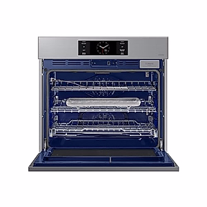 SAMSUNG Bespoke 30" Single Wall Oven with AI Pro Cooking Camera, Stainless Steel, NV51CG700SSRAA