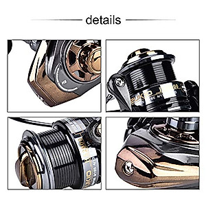 Closed Face Fishing Reels Coarse,Baitcaster Reel,DEUKIO Baitcasting Fishing Reel High Speed 7.1:1 Gear Ratio for Quick Casting,3D Super Light Design(H 000)