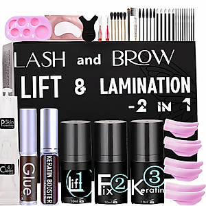 Lash Lift Kit, Strong Eyelash Lifting 3 Minutes Brow Lamination At Home, DIY Eyelash Perm Easily 10 ml Airless Pump More than 15 Applications Make Eyes Beautiful For 6 Weeks
