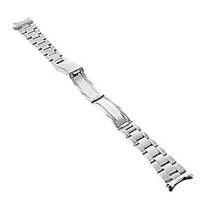 Ewatchparts 19MM OYSTER WATCH BAND SOLID STAINLESS STEEL BRACELET COMPATIBLE WITH 78350 7835 ROLEX 34MM