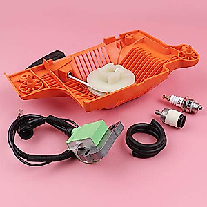 Laliva tools - Recoil Pull Starter Ignition Coil For Husqvarna 55 51 Fuel Filter Line Hose Spark Plug Chainsaw Spare Part