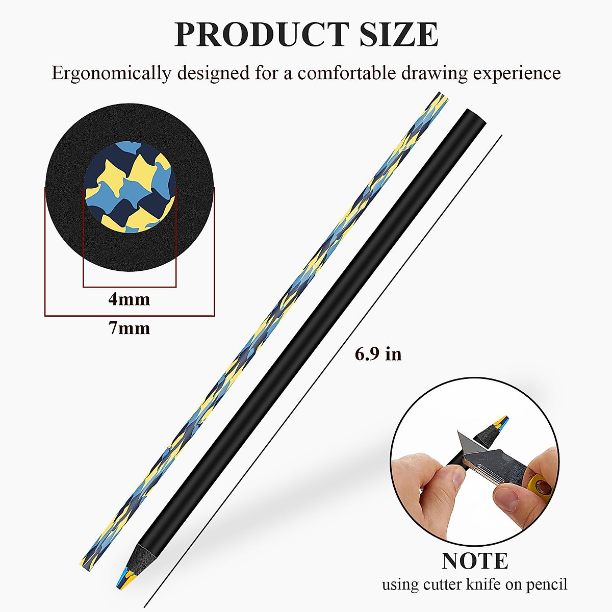 Easter Basket Stuffers for Teens, 12-Color Rainbow Pencils Set, Vibrant Multicolored Drawing Pencils for Adults & Artists, Professional Art Supplies for Coloring Books, Sketching & Illustration.