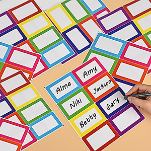 Pacific Mailer Name Tag Stickers Label Stickers Name Stickers for School Office Home Meeting [200 Labels, 3.5" x 2.25"]