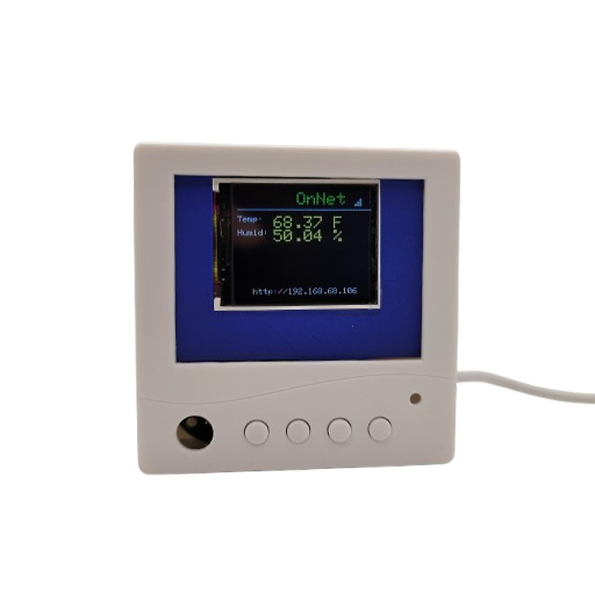 pp-Code WiFi Temperature and Humidity Sensor, Thermometer, Monitor From Anywhere, Email, SMS Alerts, Ideal for Server Room, Lab, Greenhouse, Pets
