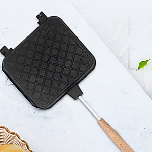 Breakfast Sandwich Maker, Grilled Cheese Pan with Removable Handle, panini press grill sandwich maker Camping bread maker waffle makers for Home Kitchen Grilled Cheese Toasted Sandwiches