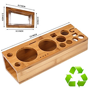 Cocktail Shaker Set, 20 Piece Stainless Steel Bartender Kit 25 oz Shaker Tins with Bamboo Stand, Recipe Book, for Drink Mixing, Home, Bar, Parties