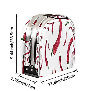 Tavisto Chili Pepper Versatile and Durable Reusable Grocery Tote Bag - Spacious and Foldable with Fun Print Designs - Perfect for Shopping, Picnics, and Storage
